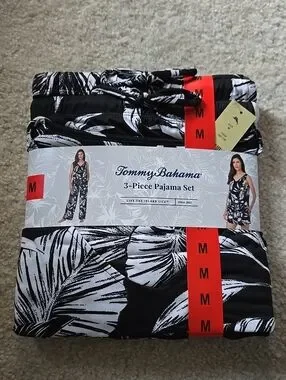 Tommy Bahama | Intimates & Sleepwear | Tommy Bahama Black White Leaf ...
